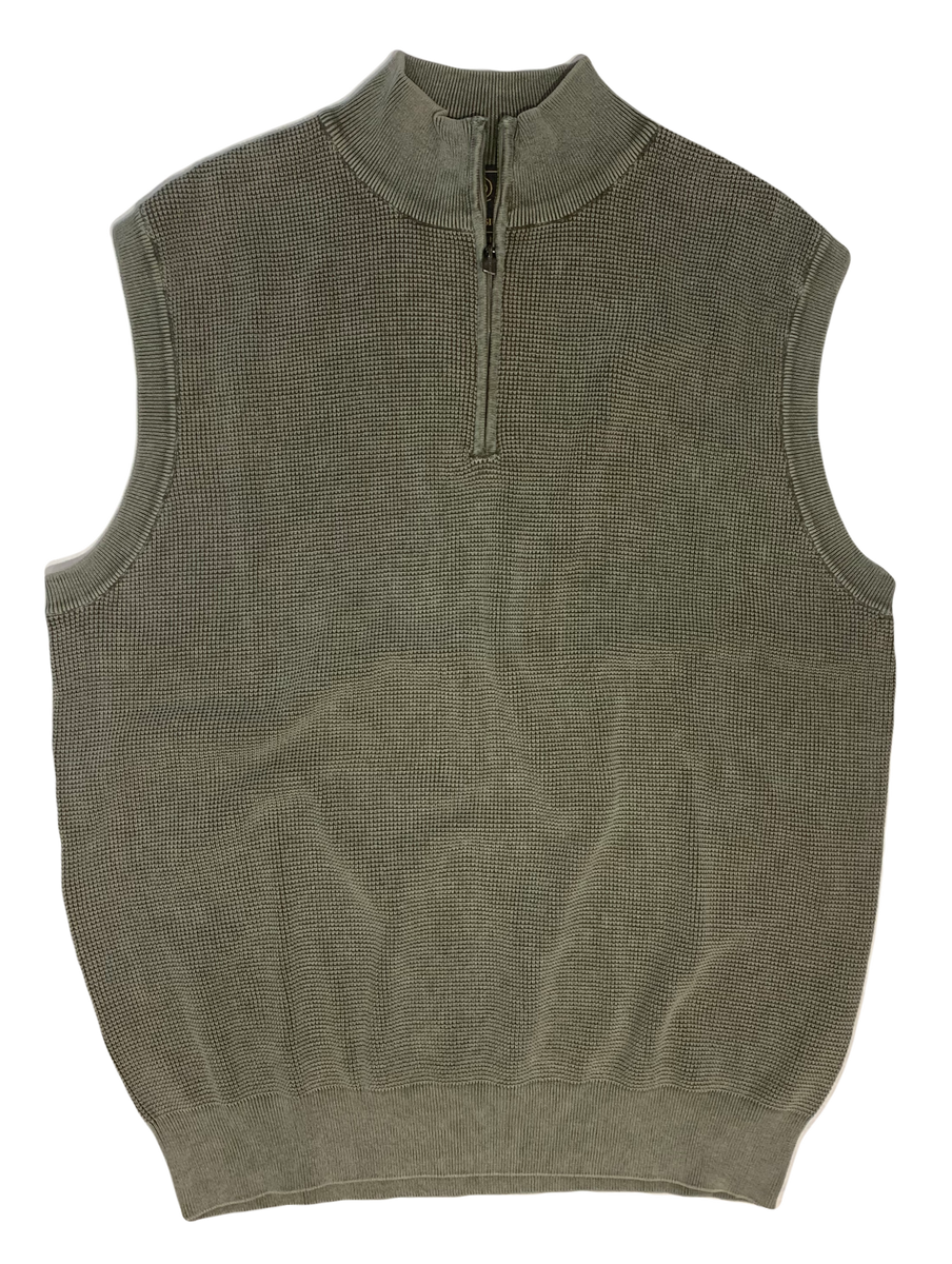 SAGE THERMAL SANDWASHED SWEATER VEST – Bullington Clothing